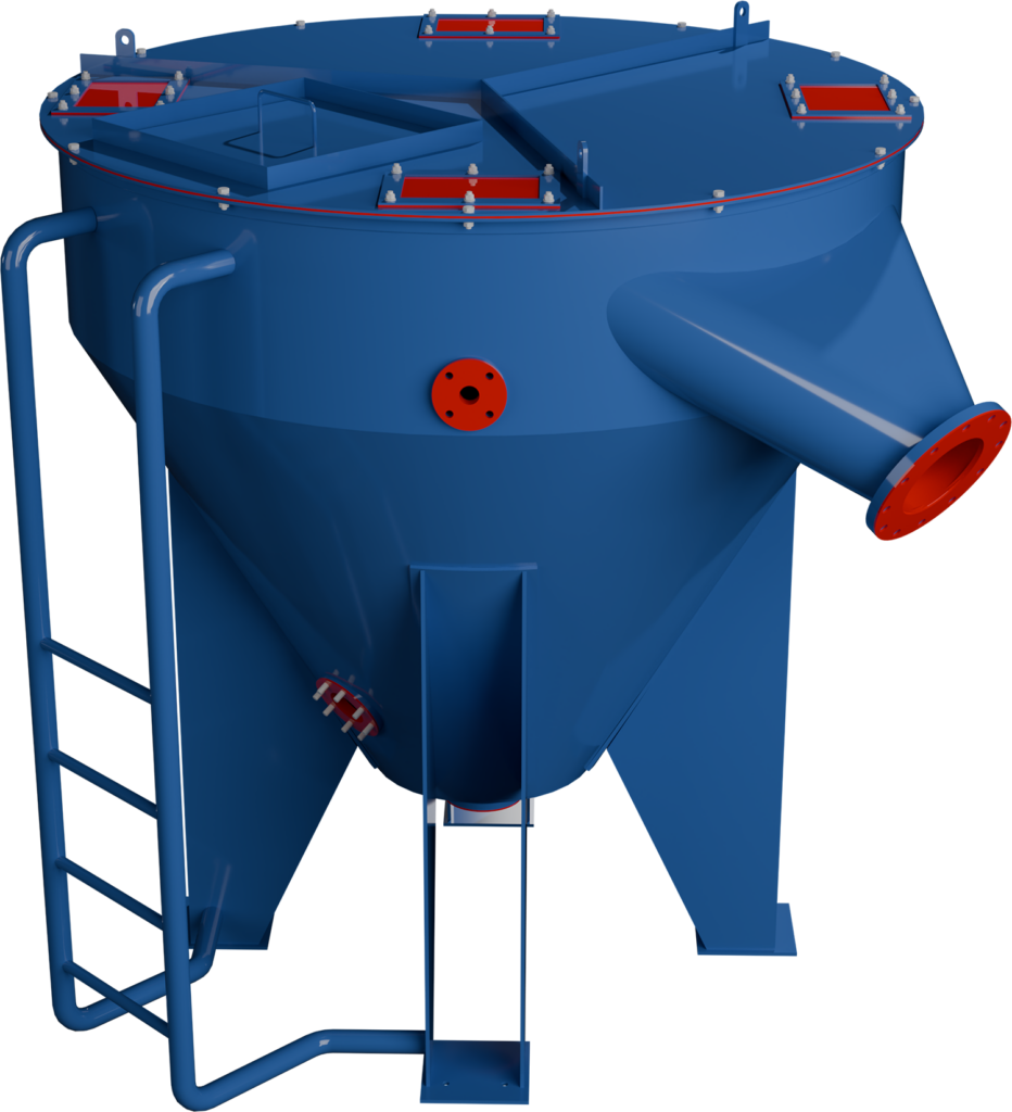 Fine sand dosing buffer – B&D Process Equipment / Aufbereitungsanlagen für Sand & Kies