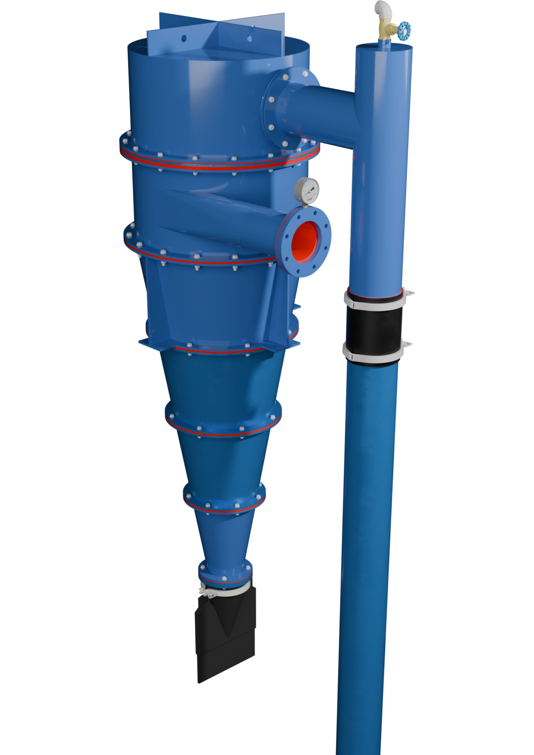 Hydrocyclones – B&D Process Equipment / Aufbereitungsanlagen für Sand & Kies